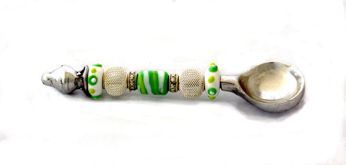 Sugar spoon, beaded handle – Simpli Simbi